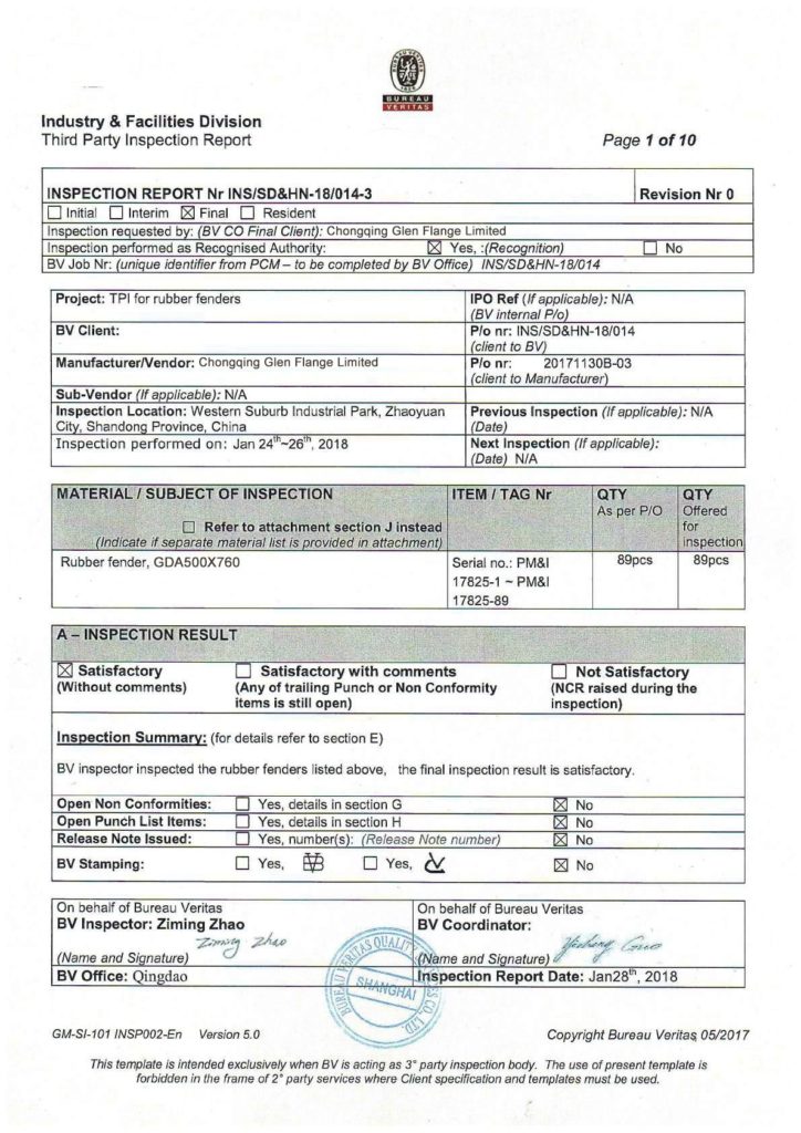 Certificates - Glen Engineering