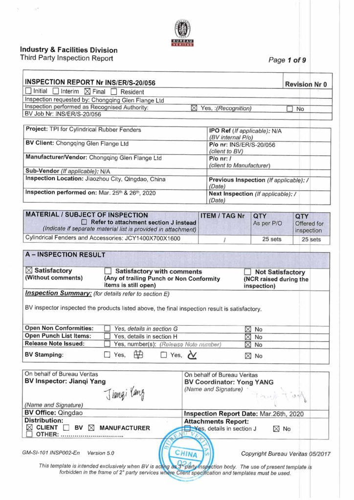 Certificates - Glen Engineering