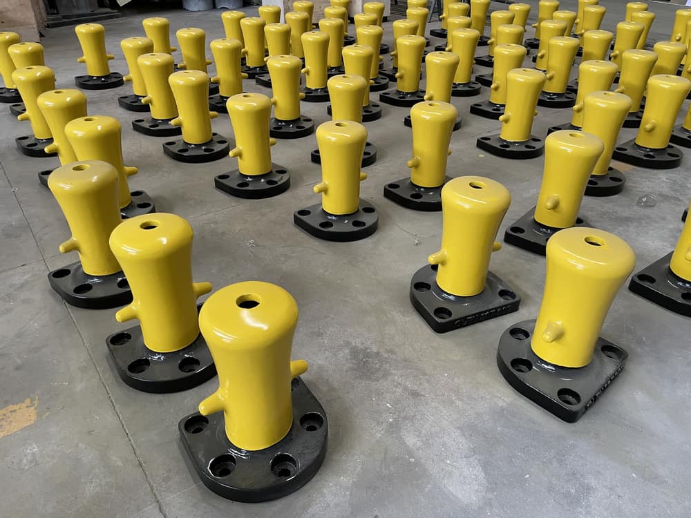 110 Pcs Color-customized Bollard for The Project in Poland - Glen ...